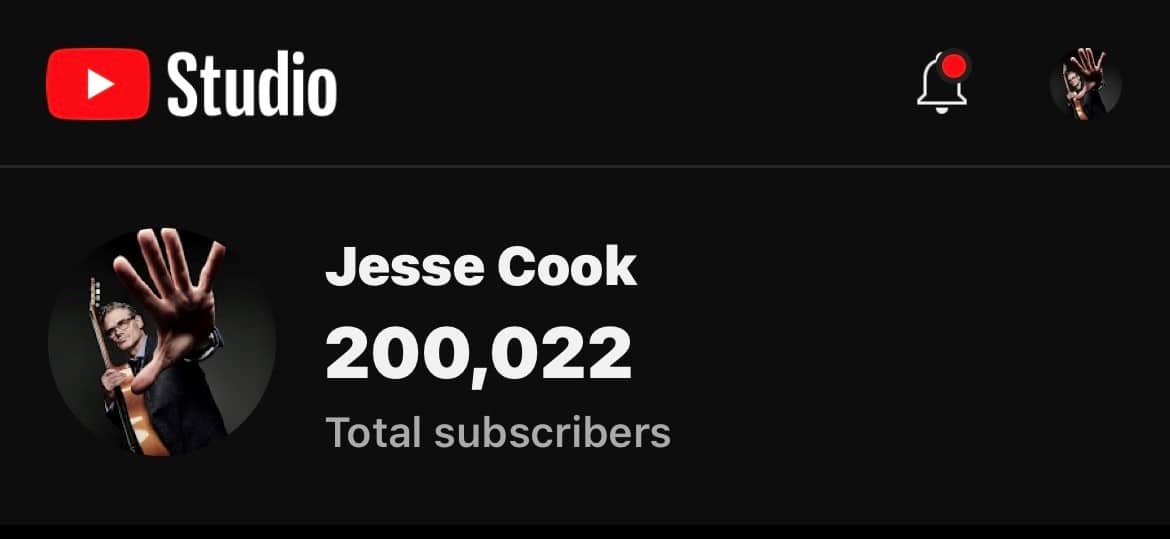 Jesse Cook YouTube Subscribers Double To 200K In Just One Year ...
